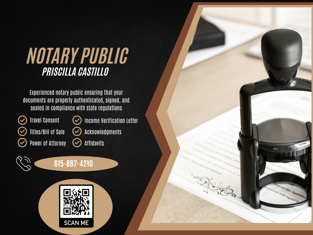 CASTILLO’S NOTARY SERVICE - Updated February 2026 - Request a Quote ...