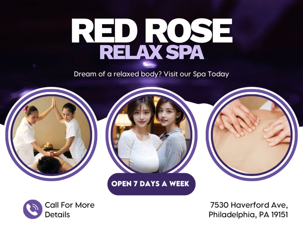 RED ROSE RELAX SPA - Updated June 2026 - 14 Photos - 7530 Haverford Ave ...