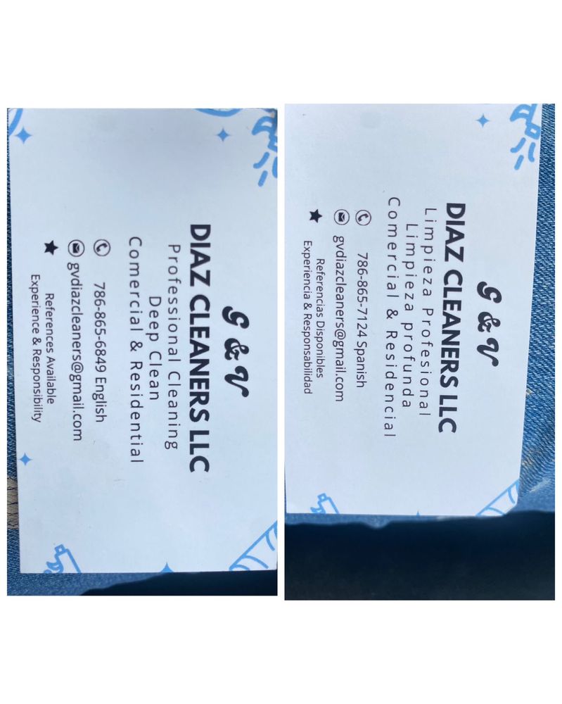 G&V DIAZ CLEANERS - Updated December 2024 - Request a Quote - Virginia ...