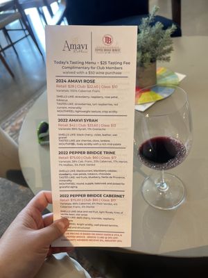 PEPPER BRIDGE WINERY AND AMAVI CELLARS TASTING ROOM - Updated August ...