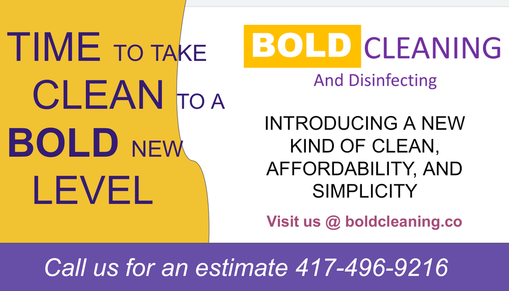 BOLD CLEANING AND DISINFECTING - Springfield, MO - Yelp