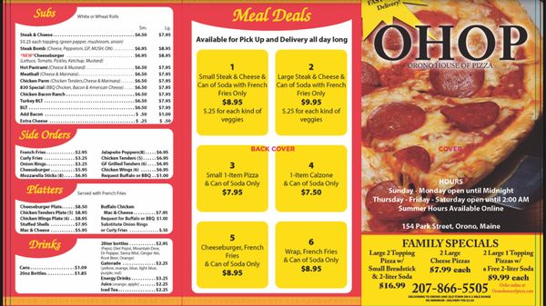 ORONO HOUSE OF PIZZA - Updated December 2025 - 10 Photos & 47 Reviews ...