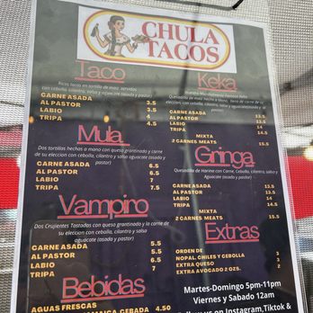 CHULA TACOS - Updated May 2025 - 168 Photos & 125 Reviews - 4301 Market ...