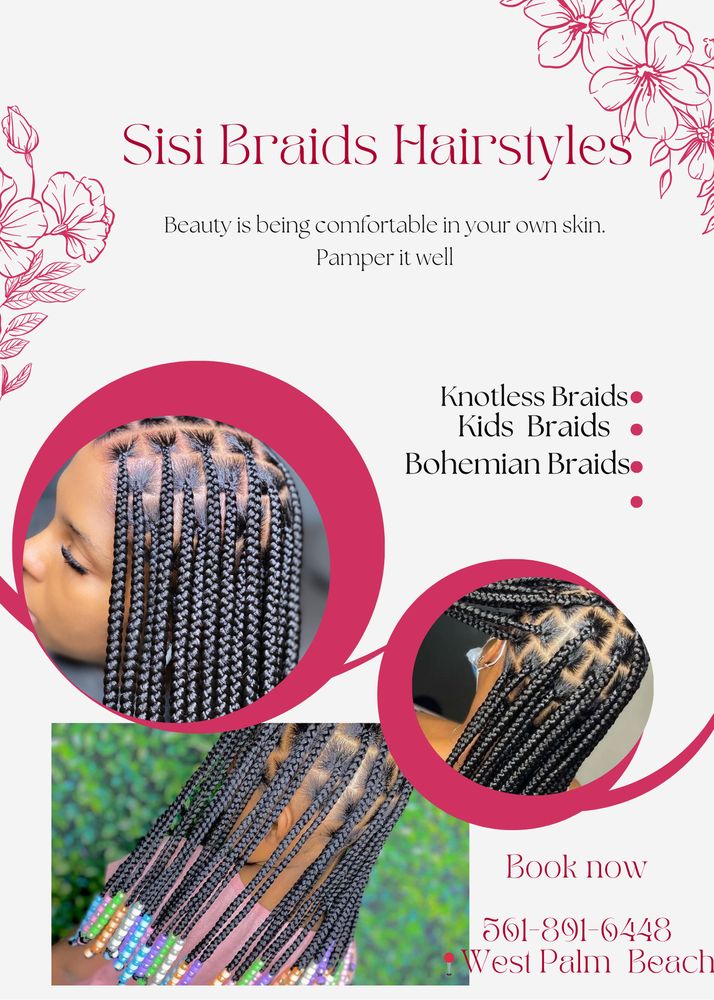 SISI BRAIDS HAIRSTYLES - Updated June 2025 - Request an Appointment ...