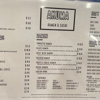 AKUMA RAMEN & SUSHI BAR - Updated December 2024 - 356 Photos & 256 ...