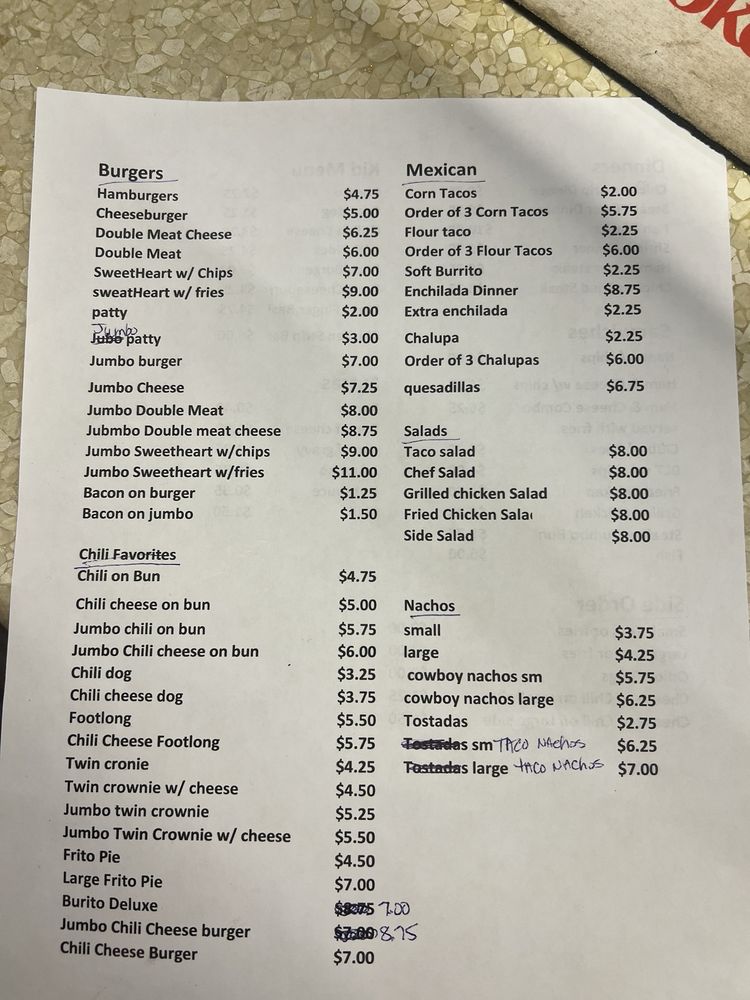 TASTEE BURGERS - Updated October 2025 - 116 N Main St, Lockney, Texas ...