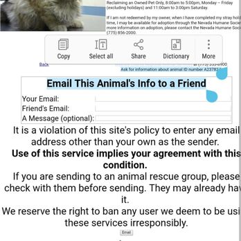 WASHOE COUNTY REGIONAL ANIMAL SERVICES - Updated January 2026 - 12 ...