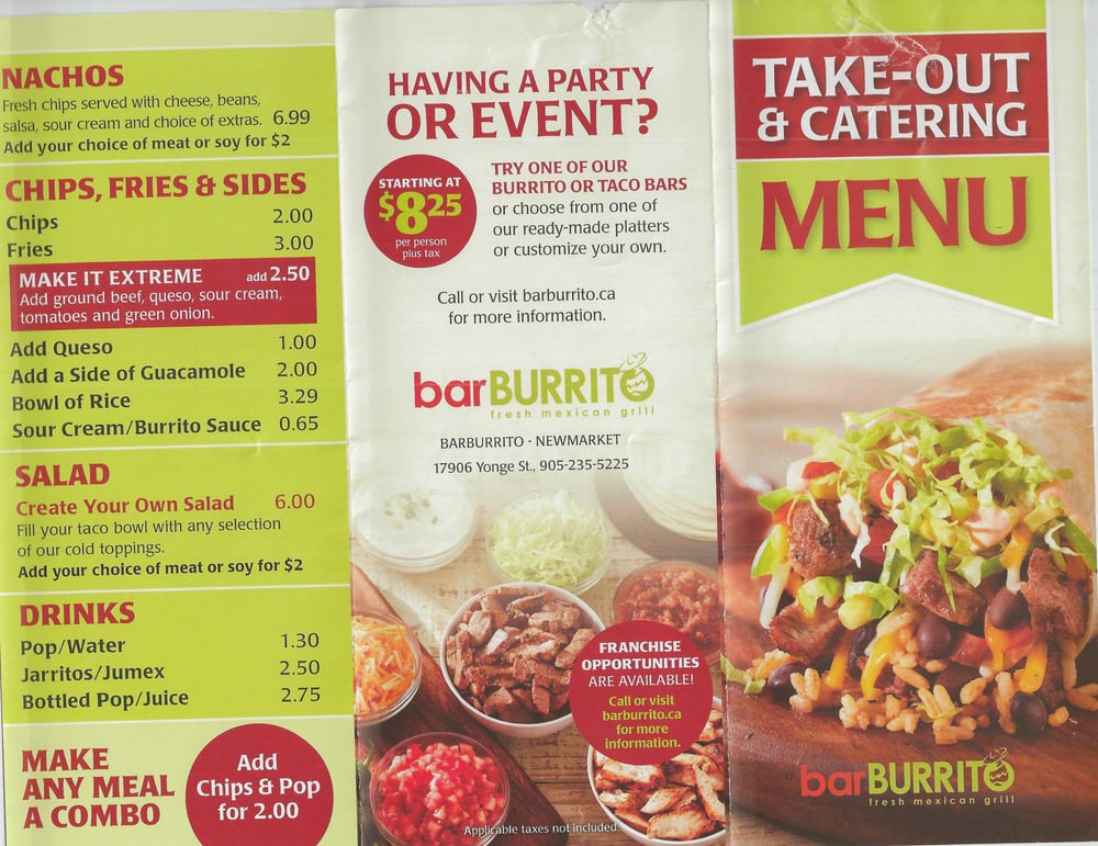 BARBURRITO - NEWMARKET - 18 Reviews - 17906 Yonge St, Newmarket ...