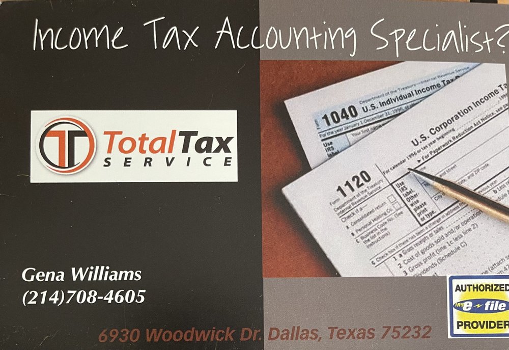 TOTAL TAX SERVICE - Request Consultation - 6930 Woodwick Dr, Dallas ...
