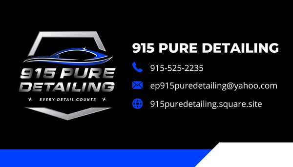 915 PURE DETAILING - El Paso, Texas - Auto Detailing - Phone Number - Yelp