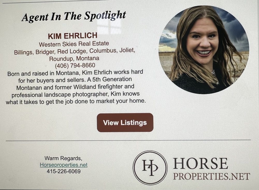 KIMBERLY EHRLICH - Request a Quote - Bridger, Montana - Real Estate Agents - Phone Number - Yelp