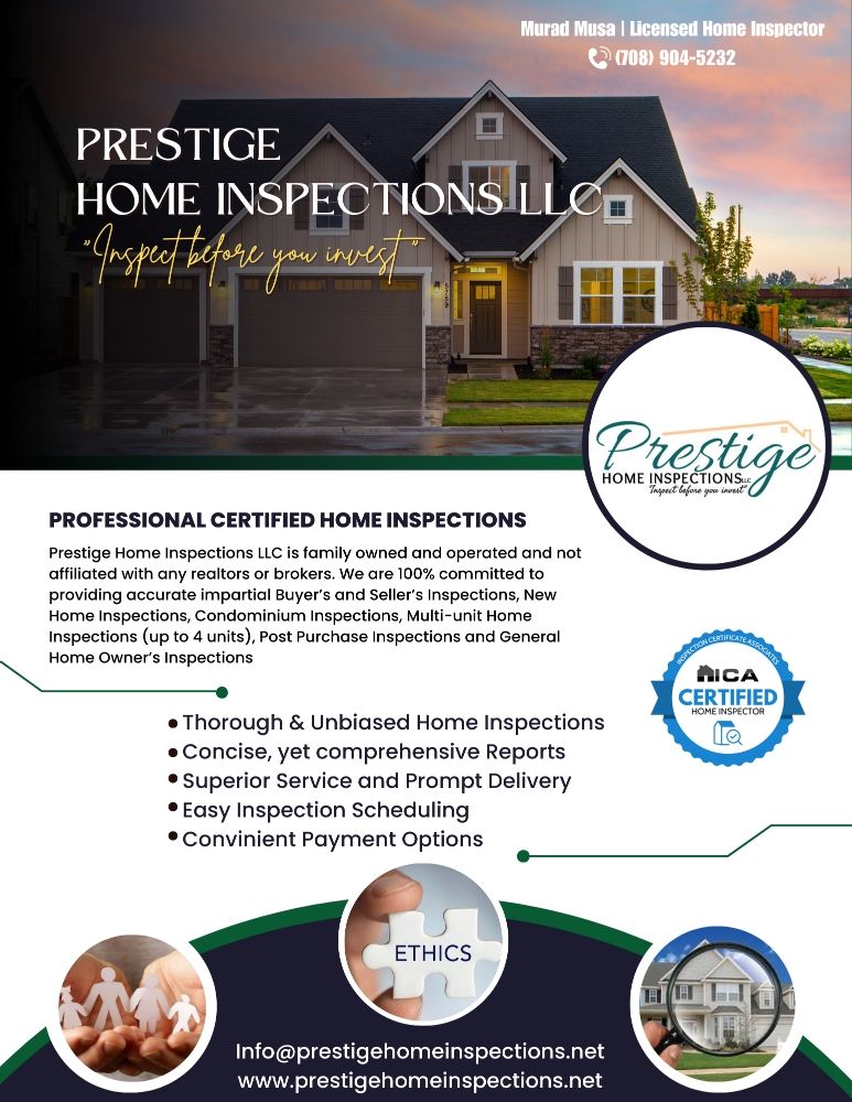 PRESTIGE HOME INSPECTIONS - Chicago, Illinois - Home Inspectors - Phone ...