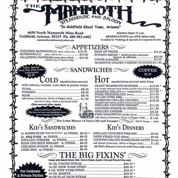 MAMMOTH STEAKHOUSE & SALOON - 194 Photos & 203 Reviews - 4650 N Mammoth ...