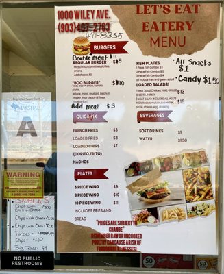 LET’S EAT EATERY - Updated December 2025 - 1000 Wiley Ave, Marshall ...