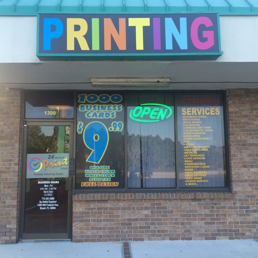 24 HOURS PRINT - Updated April 2024 - 1300 NW Federal Hwy, Stuart ...