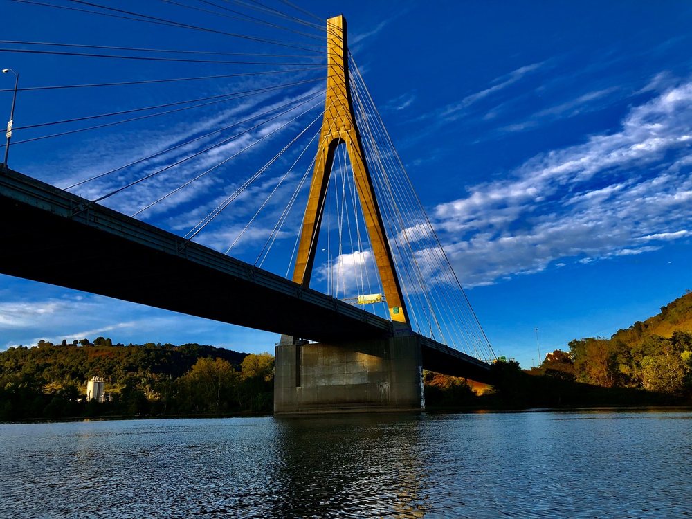 VETERAN’S MEMORIAL BRIDGE | US-22, Weirton, West Virginia - Landmarks ...