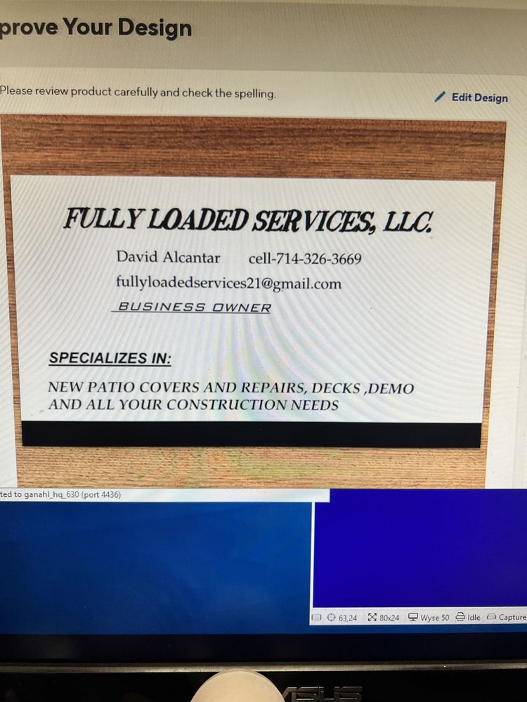 FULLY LOADED SERVICES - Anaheim, California - General Contractors ...