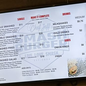 CHEF JEFF’S SMASH BURGER - Updated June 2025 - 130 Photos & 197 Reviews ...