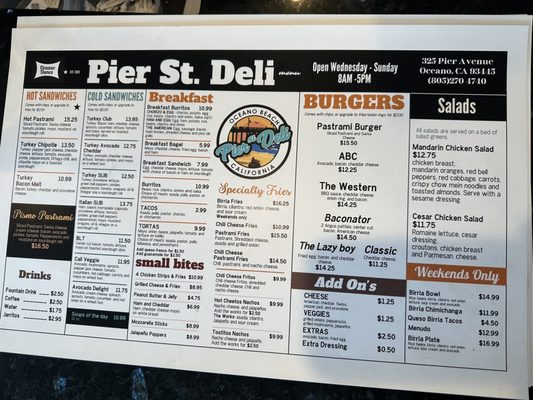 PIER ST DELI - Updated August 2025 - 130 Photos & 132 Reviews - 325 ...