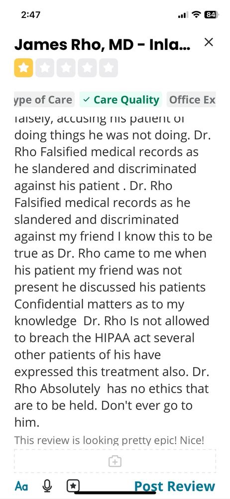 JAMES RHO, MD - INLAND INTERVENTIONAL MEDICAL ASSOCIATES - Updated ...