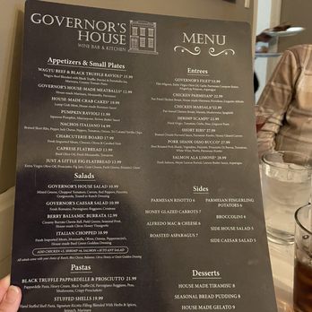GOVERNORS HOUSE WINE BAR & ITALIAN KITCHEN - Updated September 2025 ...
