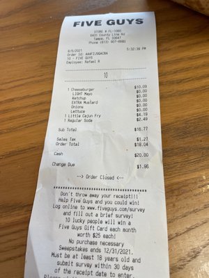 FIVE GUYS - Updated June 2024 - 25 Photos & 45 Reviews - 6431 County ...