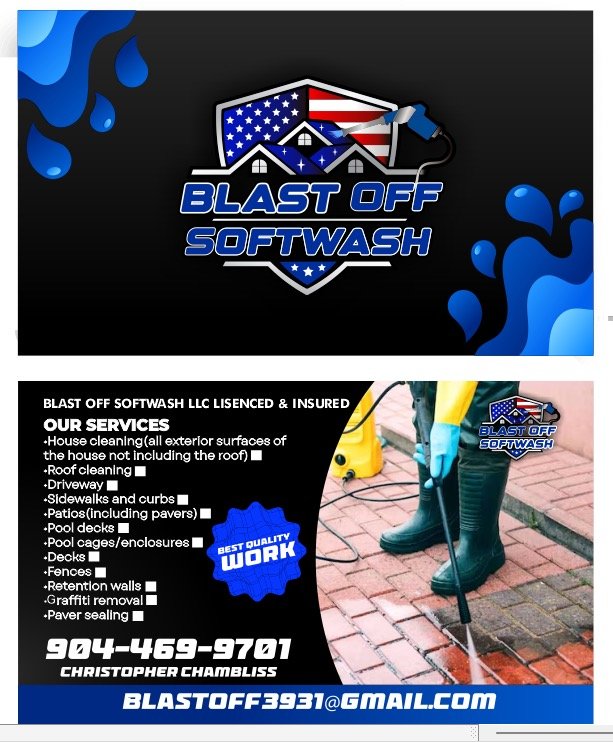 BLAST OFF SOFTWASH - Updated October 2025 - Elkton, Florida - Pressure Washers - Phone Number - Yelp