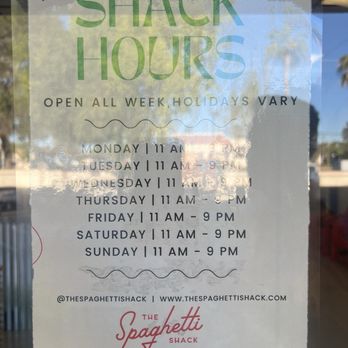 THE SPAGHETTI SHACK - Updated January 2026 - 77 Photos & 116 Reviews ...