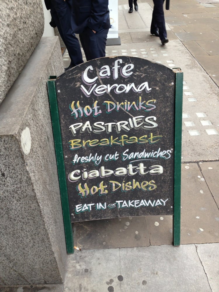 CAFE VERONA - Updated July 2025 - 80 Moorgate, London, United Kingdom ...