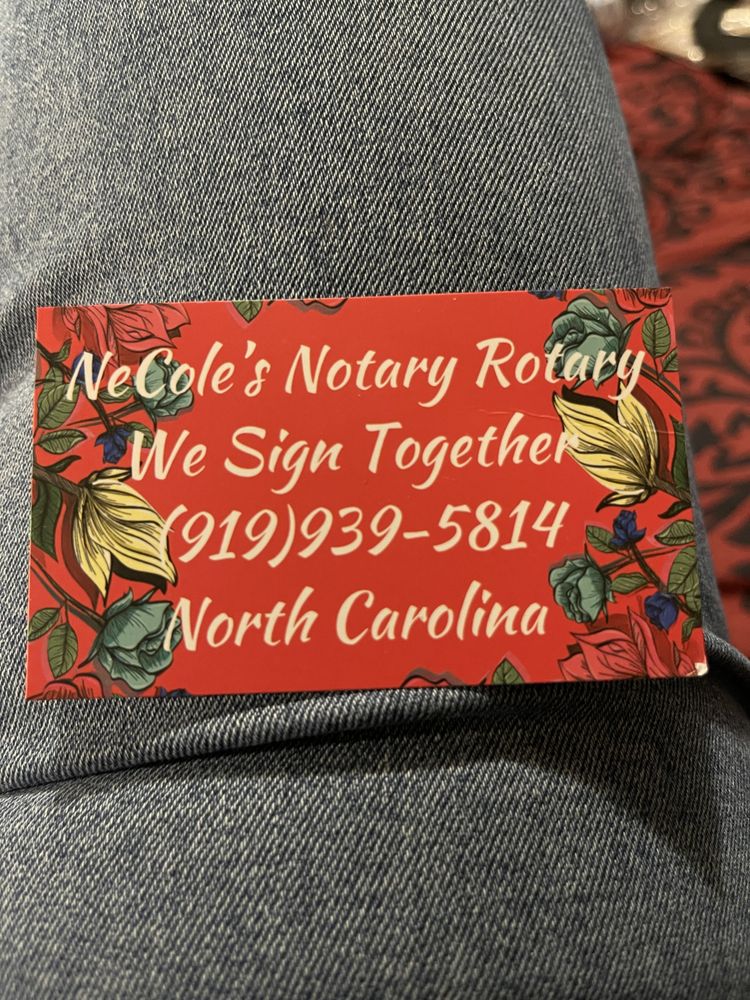 NECOLES NOTARY ROTARY - Updated August 2024 - Request a Quote - Oxford ...