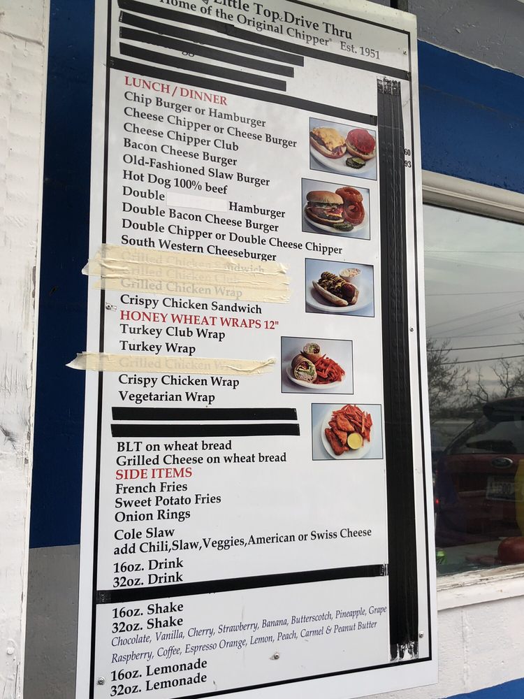 LITTLE TOP DRIVE-THRU - American (Traditional) - 507 N Main St ...