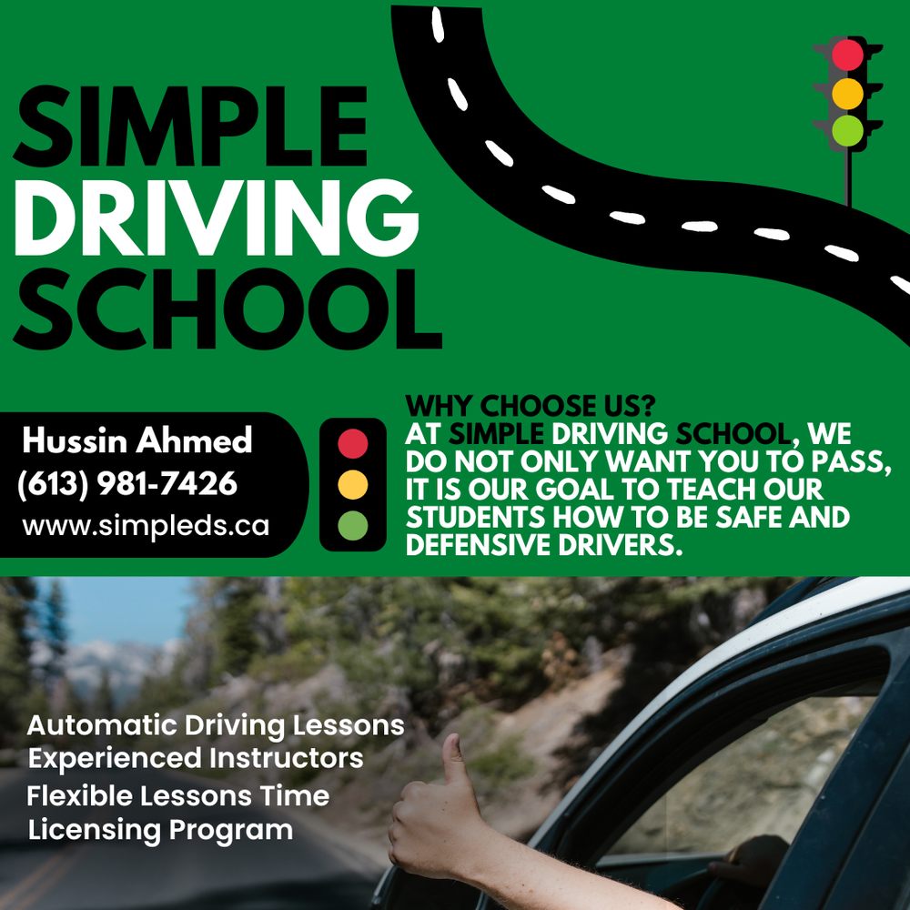 SIMPLE DRIVING SCHOOL - Updated December 2024 - Ottawa, Ontario ...