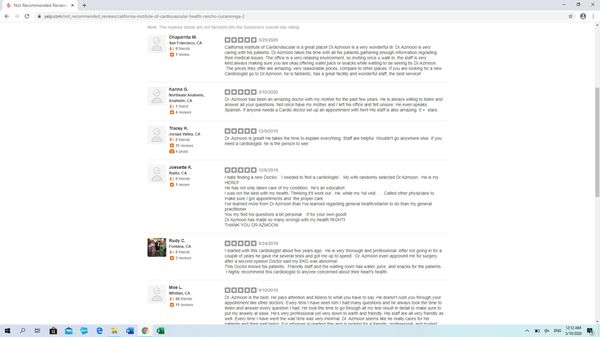 CALIFORNIA INSTITUTE OF CARDIOVASCULAR HEALTH - Updated August 2024 ...