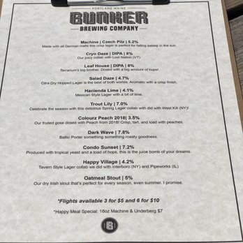 BUNKER BREWING - Updated January 2026 - 100 Photos & 61 Reviews - 17 ...