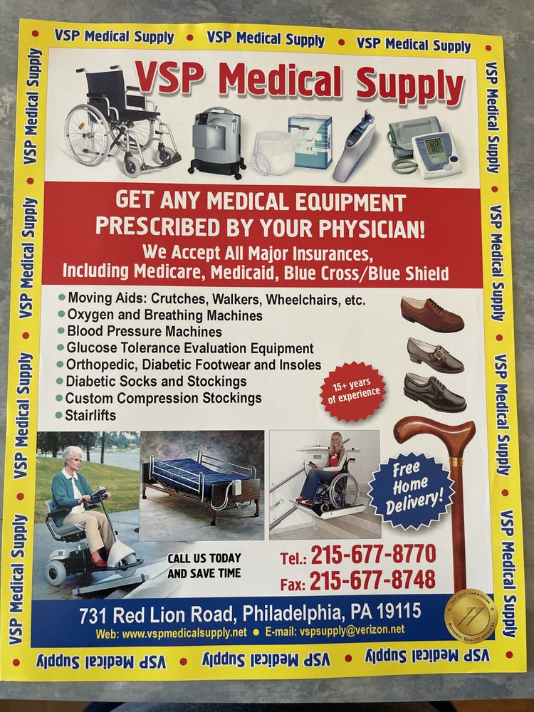 VSP MEDICAL SUPPLY - Updated November 2025 - 731 Red Lion Rd ...