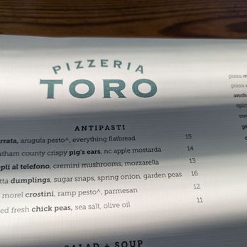 PIZZERIA TORO - Updated July 2025 - 1120 Photos & 1052 Reviews - 105 E ...