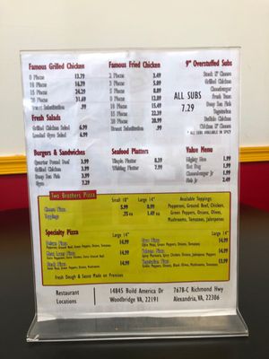 TWO BROTHERS CHICKEN & SUBS - 80 Photos & 171 Reviews - Sandwiches ...