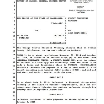 BRYAN AUN, DC QME - Updated October 2025 - 625 The City Dr S, Orange, California - Chiropractors ...