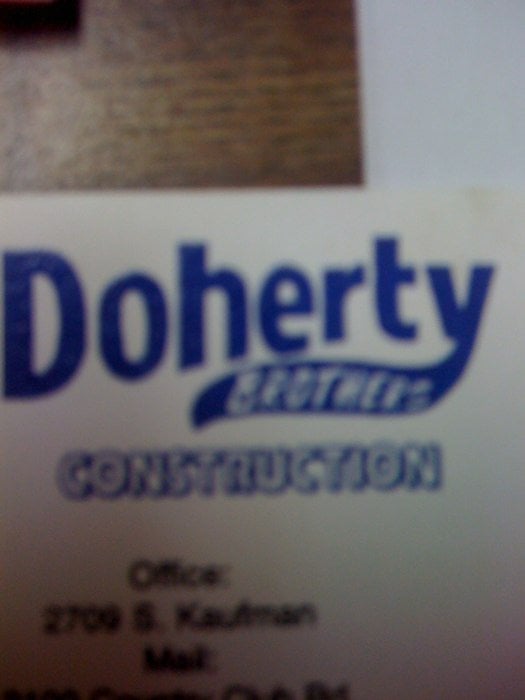 DOHERTY BROTHERS CONSTRUCTION - Updated October 2025 - 2709 S Kaufman ...