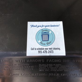 SPOTLESS TRASH BINS - Updated August 2025 - 13 Photos - El Paso, Texas ...