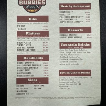 BUBBIES BBQ - Updated March 2025 - 57 Photos & 23 Reviews - 1802 N ...