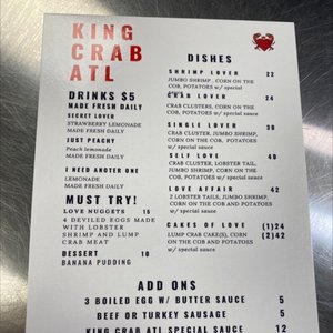 KING CRAB ATL - 191 Photos & 209 Reviews - 1000 Northside Dr NW ...