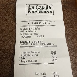 LA CAPILLA MEXICAN RESTAURANT - 516 Photos & 452 Reviews - 4997 La ...