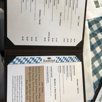 KAISERHOF GERMAN AMERICAN RESTAURANT - Updated September 2024 - 847 ...