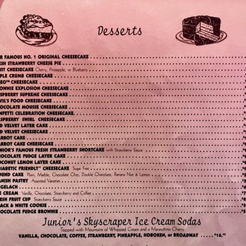 JUNIOR’S RESTAURANT & BAKERY - Updated May 2025 - 2355 Photos & 1282 ...