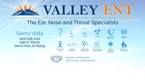VALLEY ENT SIERRA VISTA - Updated October 2025 - 2460 East Wilcox ...