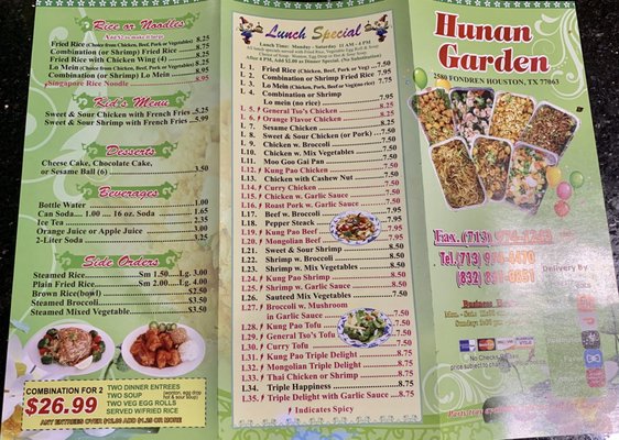 HUNAN GARDEN - 37 Photos & 132 Reviews - 2580 Fondren Rd, Houston ...