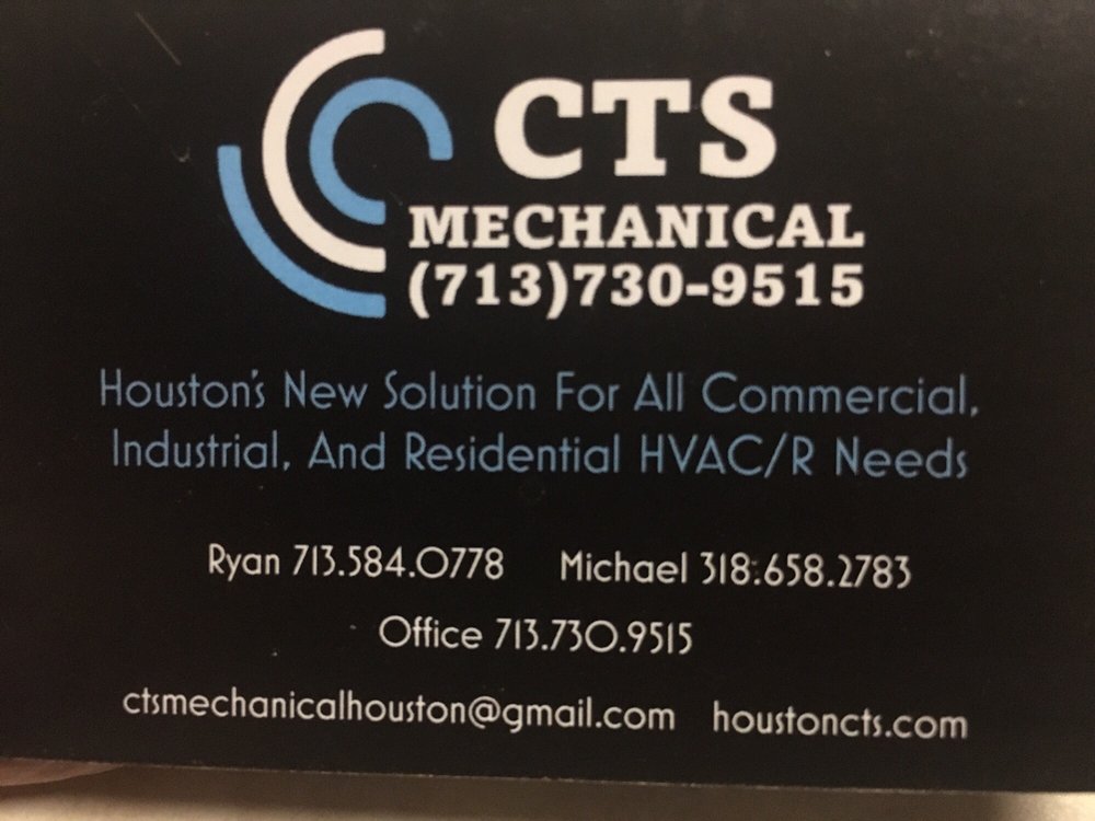 CTS MECHANICAL - Updated June 2025 - Houston, Texas - Heating & Air ...