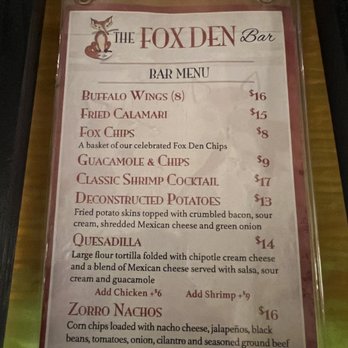 THE FOX DEN BAR - Updated April 2025 - 85 Photos & 48 Reviews - 3845 ...