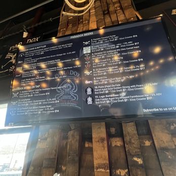 PARADOX BEER COMPANY - Updated February 2025 - 112 Photos & 77 Reviews ...